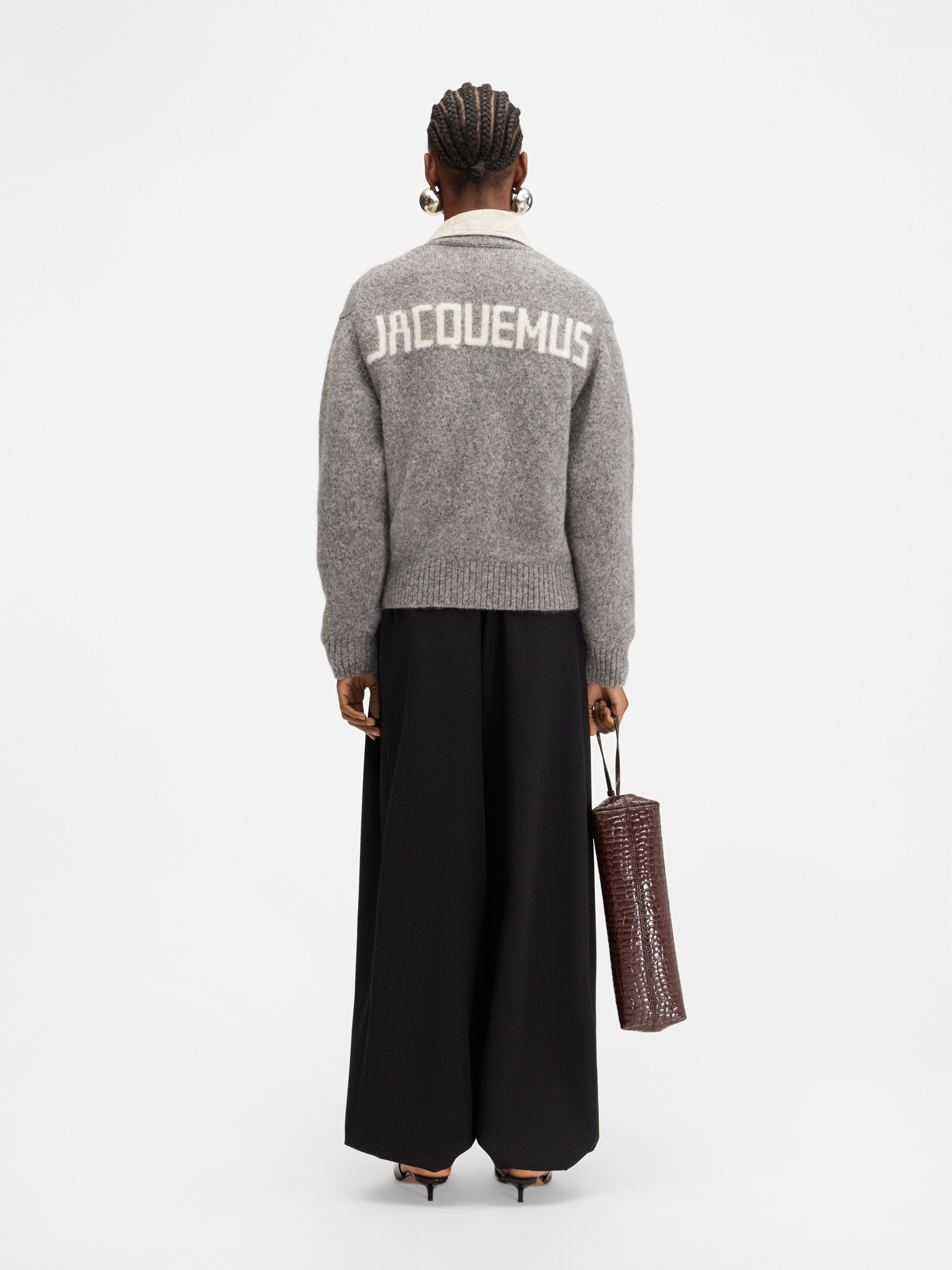 The Jacquemus cardigan, Grey For Women | JACQUEMUS UAE