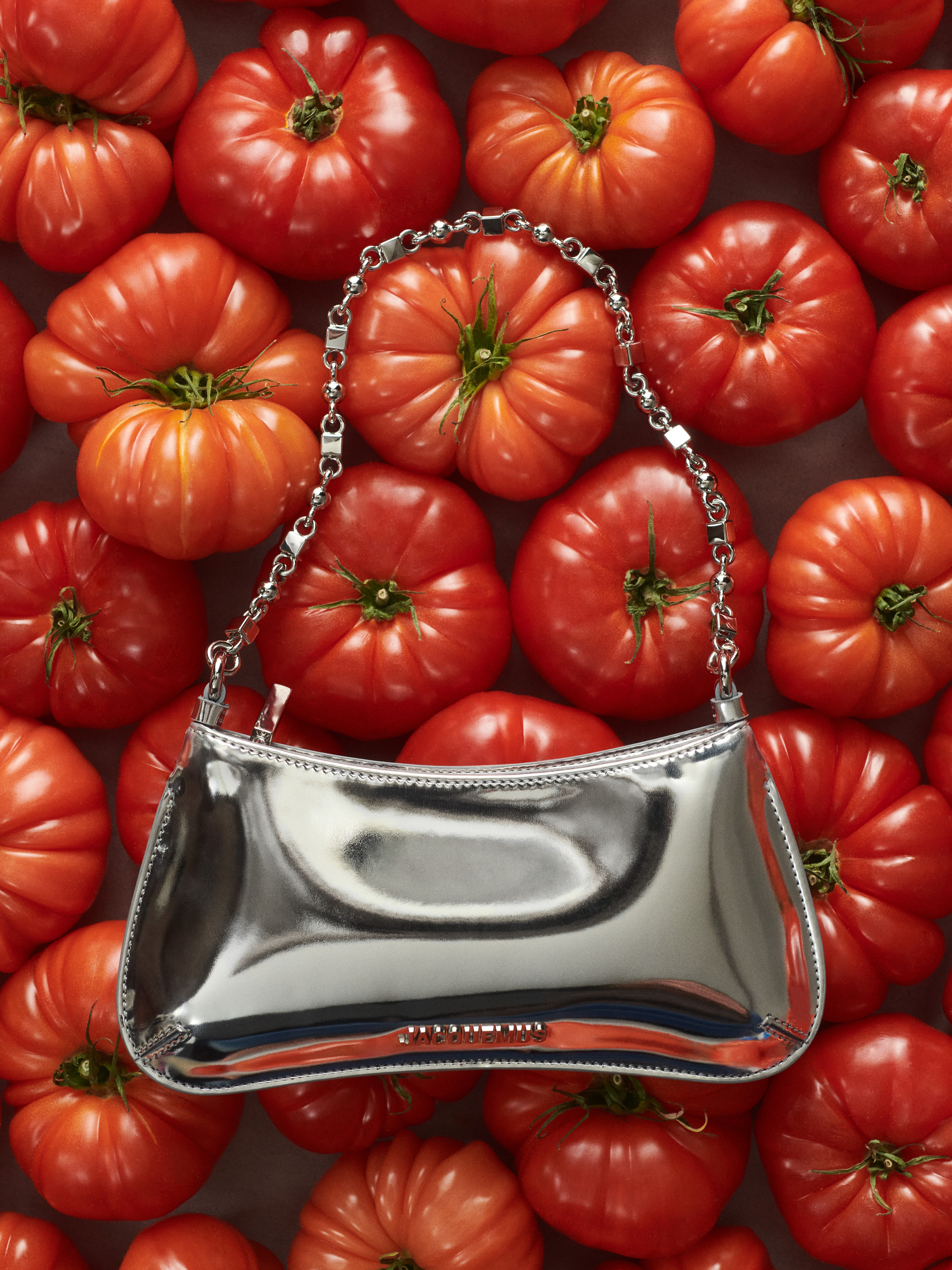 The mini Bisou, Silver | JACQUEMUS UAE